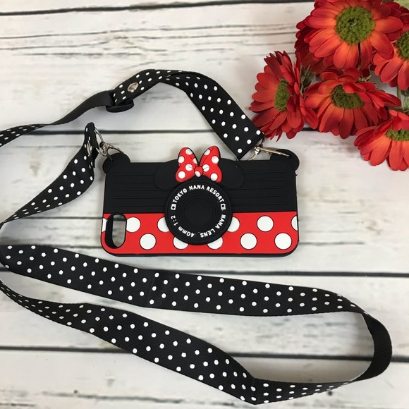 Accessories | 3d Minnie Mouse Iphone Case With Crossbody Strap | Poshmark